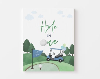 Hole in One Sign - Etsy UK