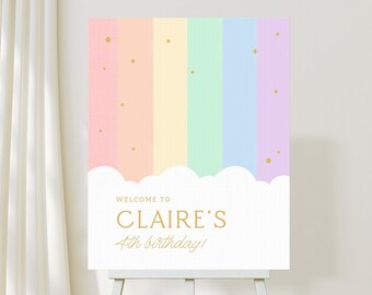 Rainbow Welcome - Etsy