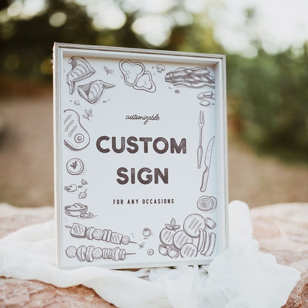 Bbq Sign - Etsy