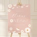 Editable Daisy Welcome Sign Custom Sign Entrance Sign - Etsy