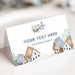 Editable Airplane Food Tags Buffet Label Tent Card Food Labels Plane ...