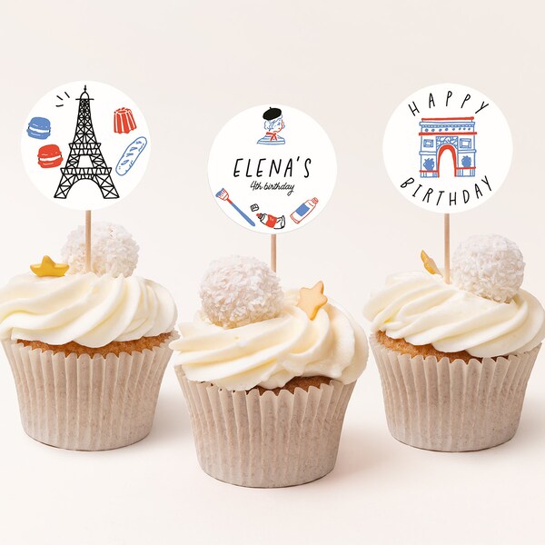 Paris Cake Topper - Etsy