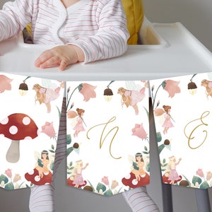 Editable Fairy Happy Birthday Banner High Chair Banner Fairy Forest ...