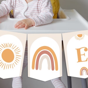 Editable Sunshine Happy Birthday Banner Happy Birthday Banner - Etsy