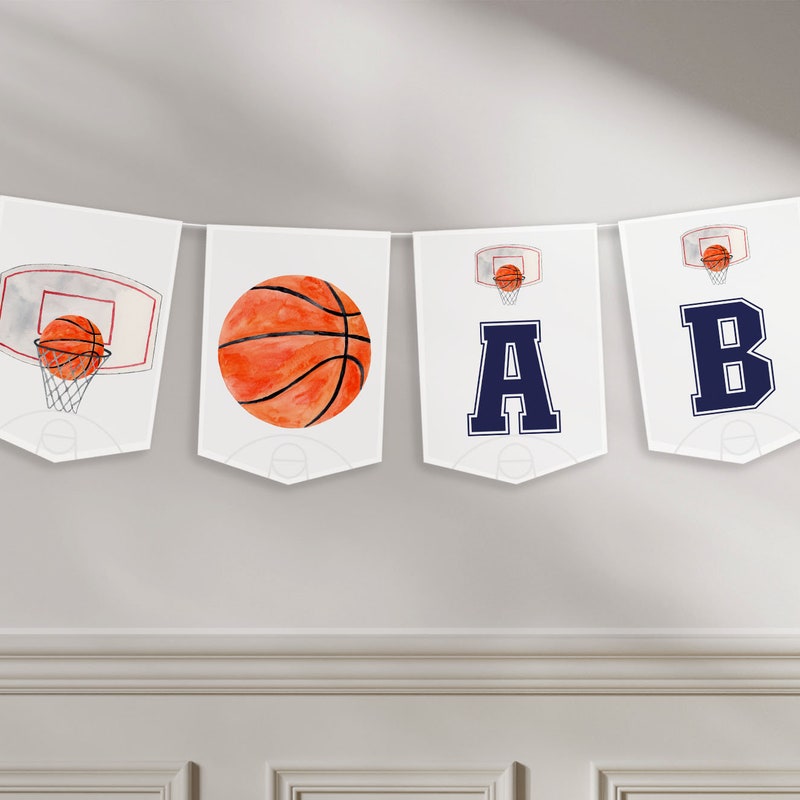 Basketball Garland - Etsy
