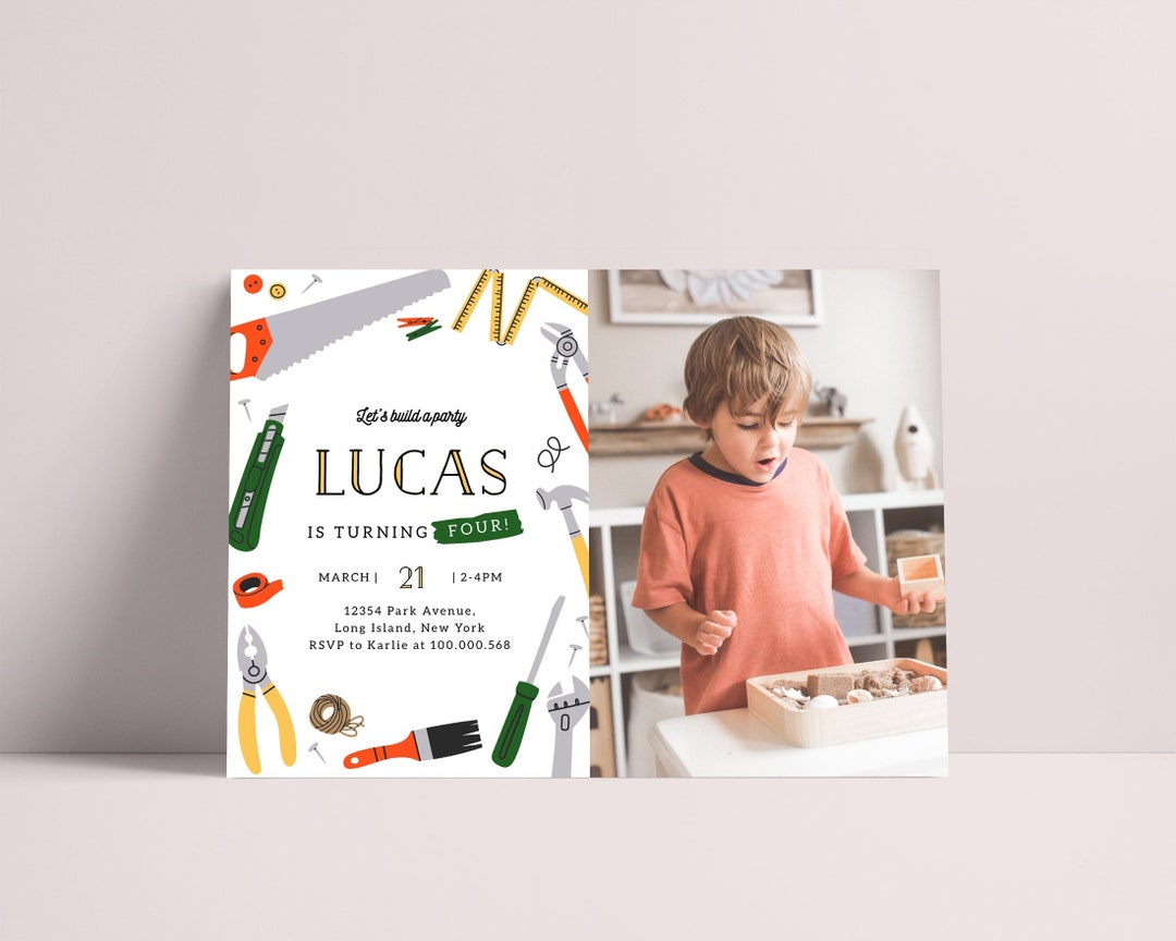 Let's Build A Party Birthday Invitation Template Builder Tools ...