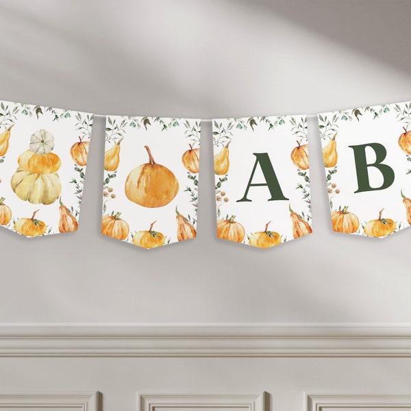 Pumpkin Banner - Etsy