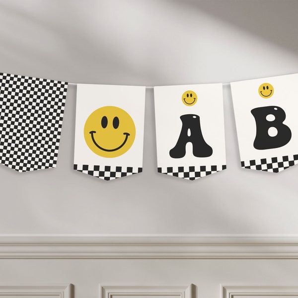 One Happy Dude High Chair Banner Printable - Etsy UK