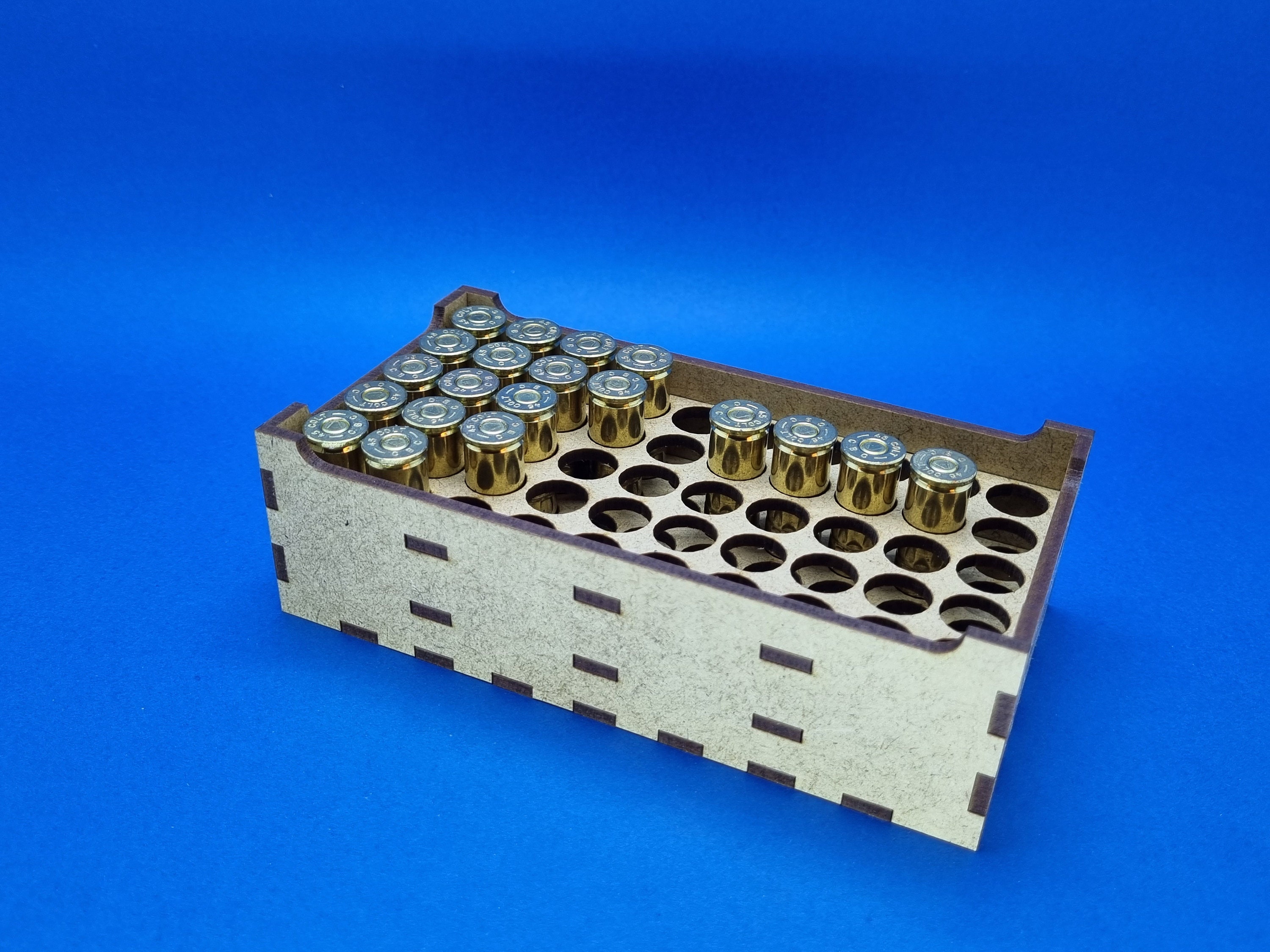 45 COLT Ammo Ammunition Box Crate - Laser Cut File - for 45 COLT ...