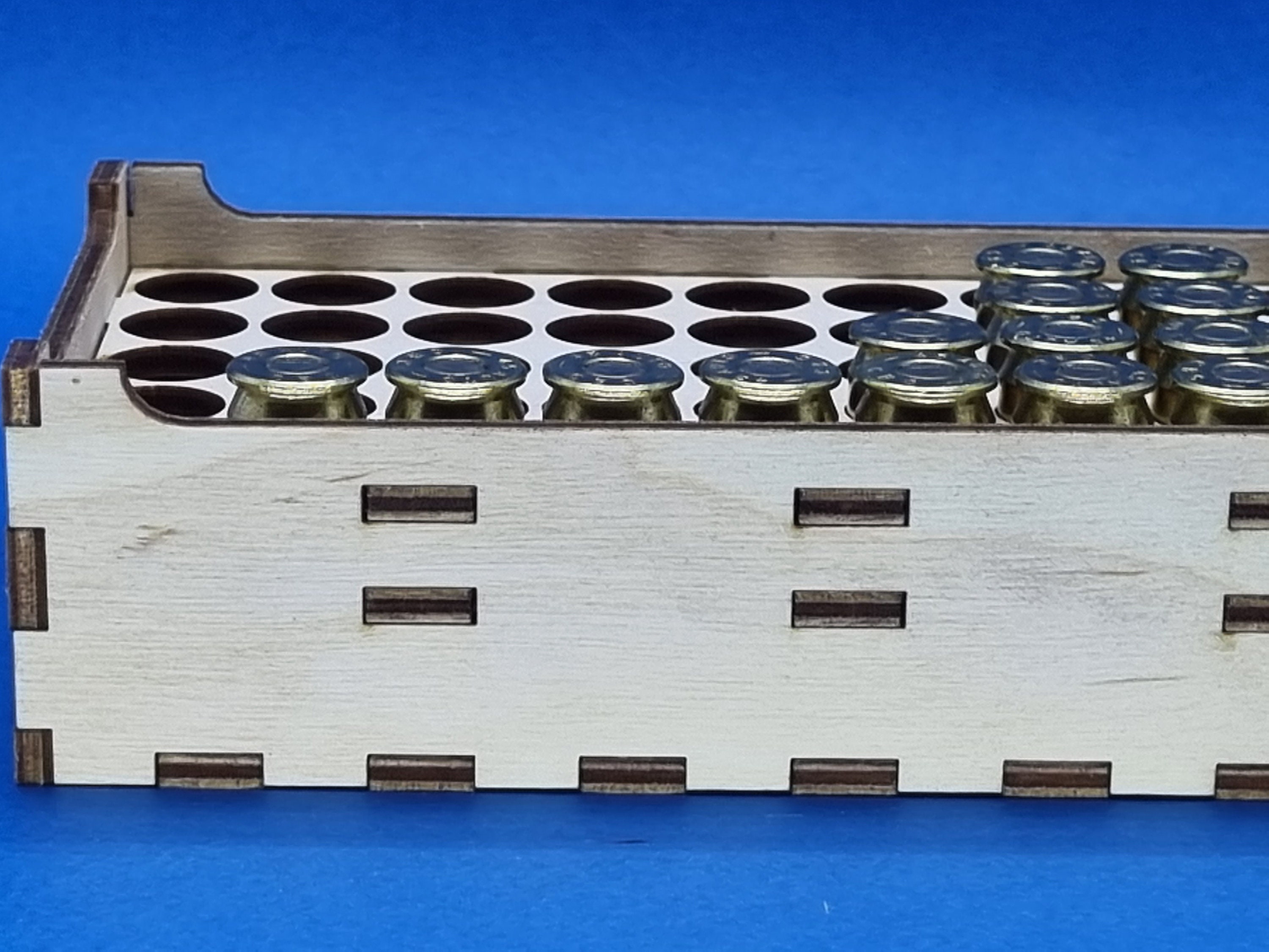 45 ACP Ammo Ammunition Box Crate - Laser Cut File - for 45 ACP Bullets ...
