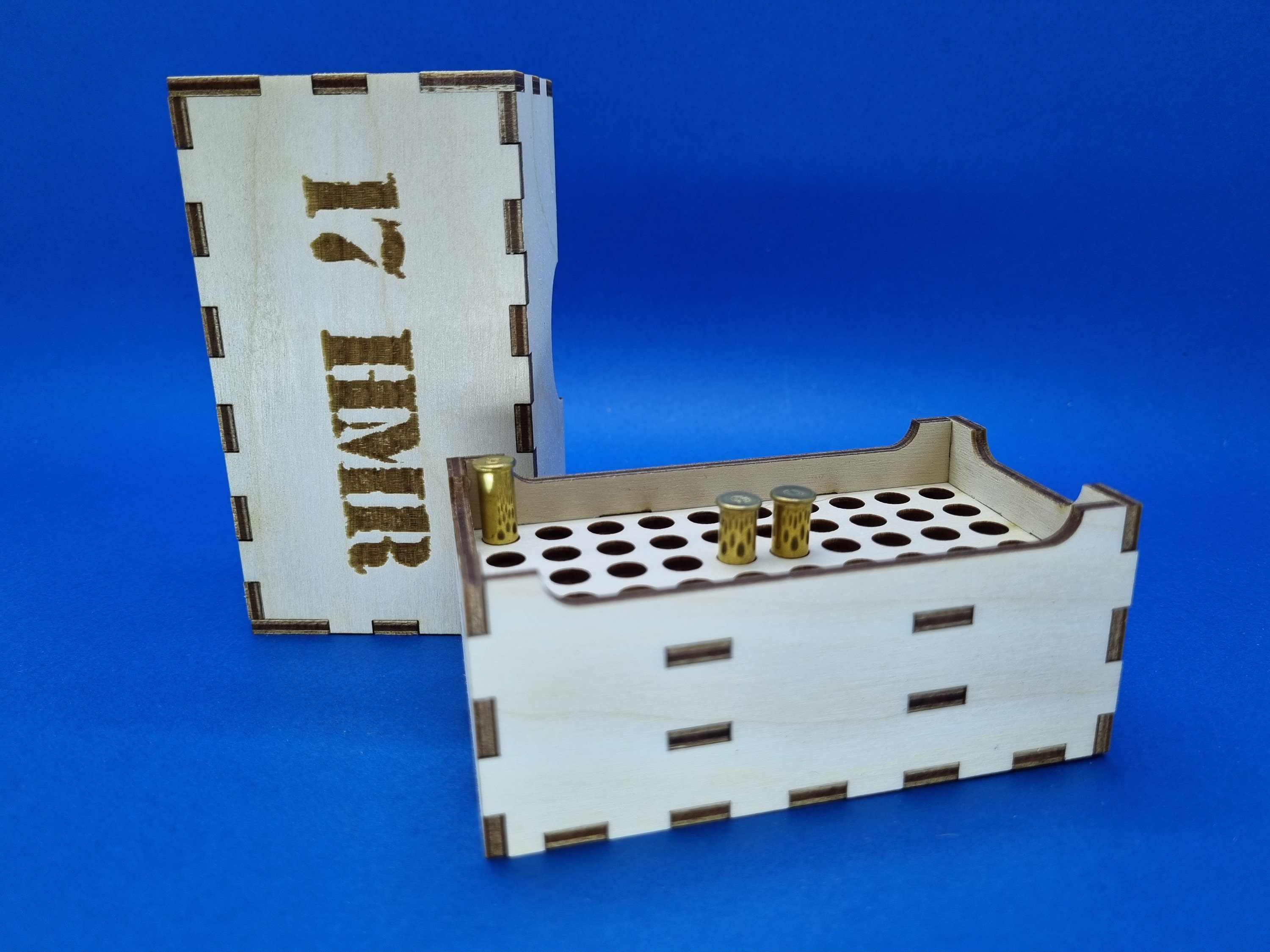 17 HMR Ammo Ammunition Box Crate Laser Cut File Digital Download for 17 ...