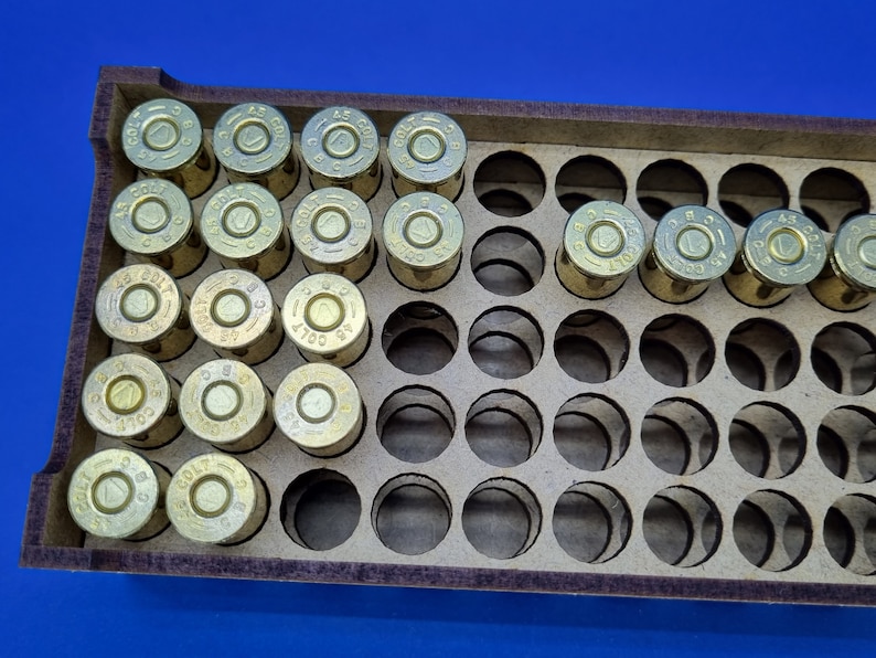 45 COLT Ammo Ammunition Box Crate - Laser Cut File - for 45 COLT ...