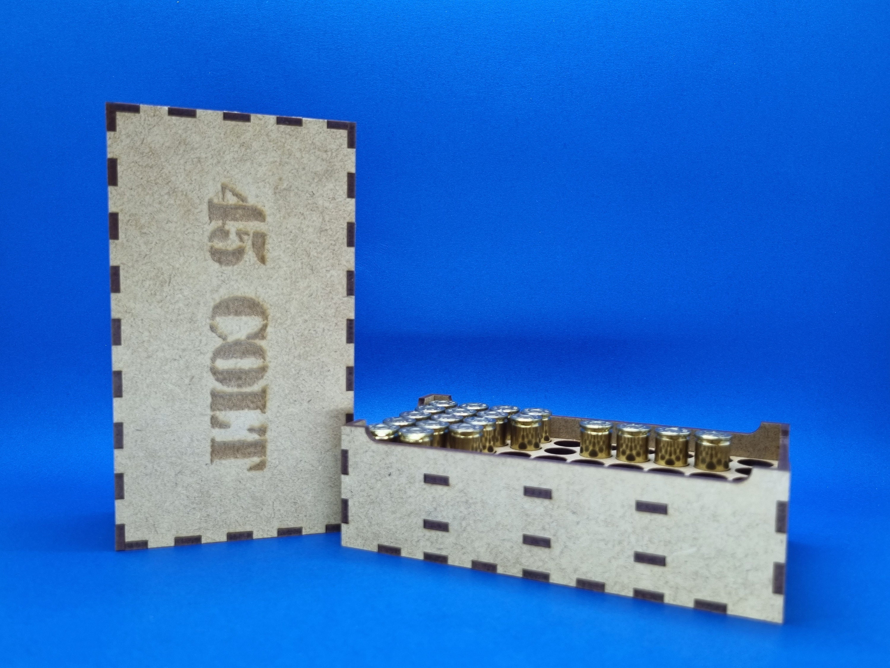 45 COLT Ammo Ammunition Box Crate - Laser Cut File - for 45 COLT ...