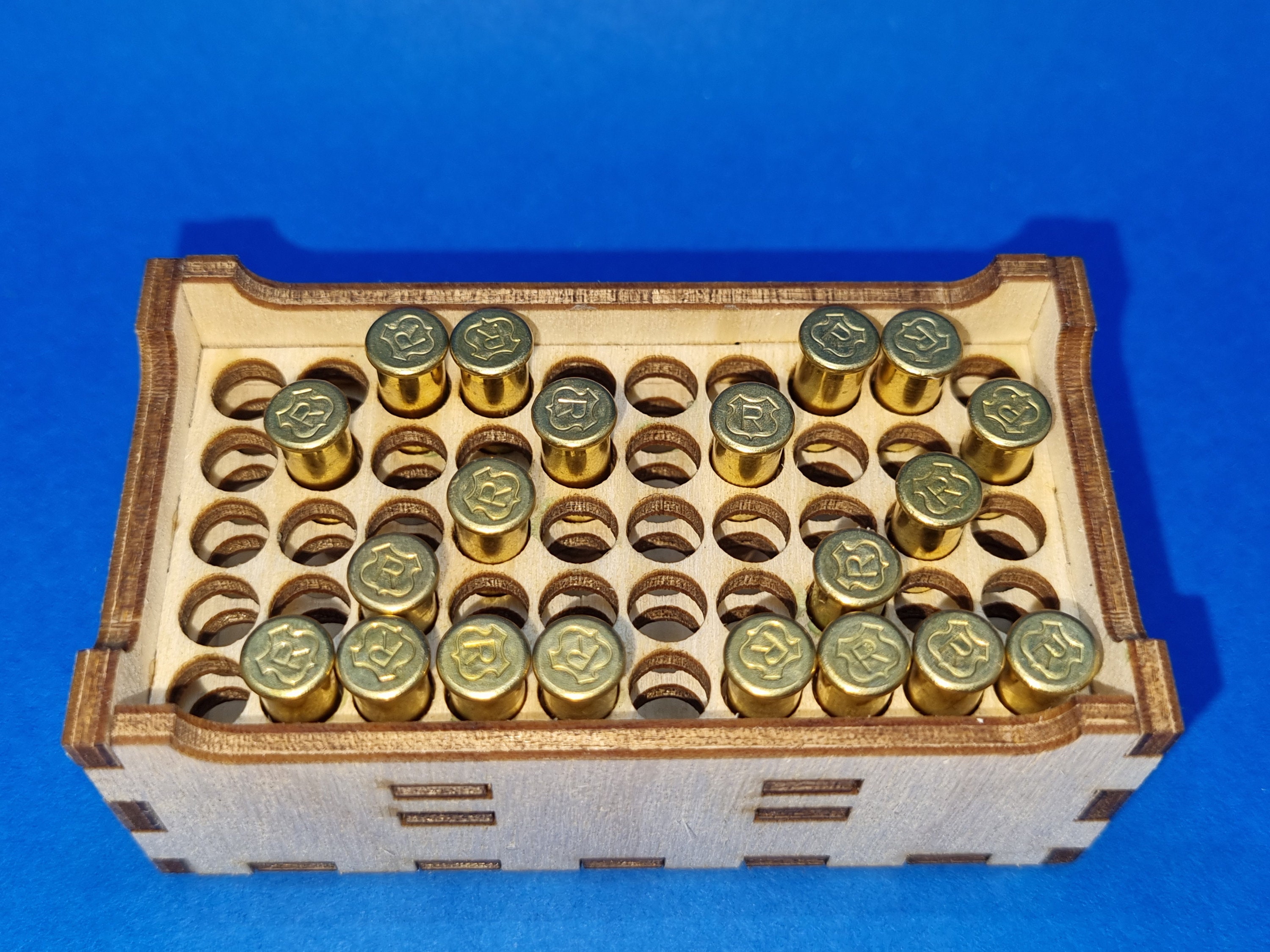 22 LR Ammo Ammunition Box Crate - Laser Cut File - for 22 LR Long Rifle ...