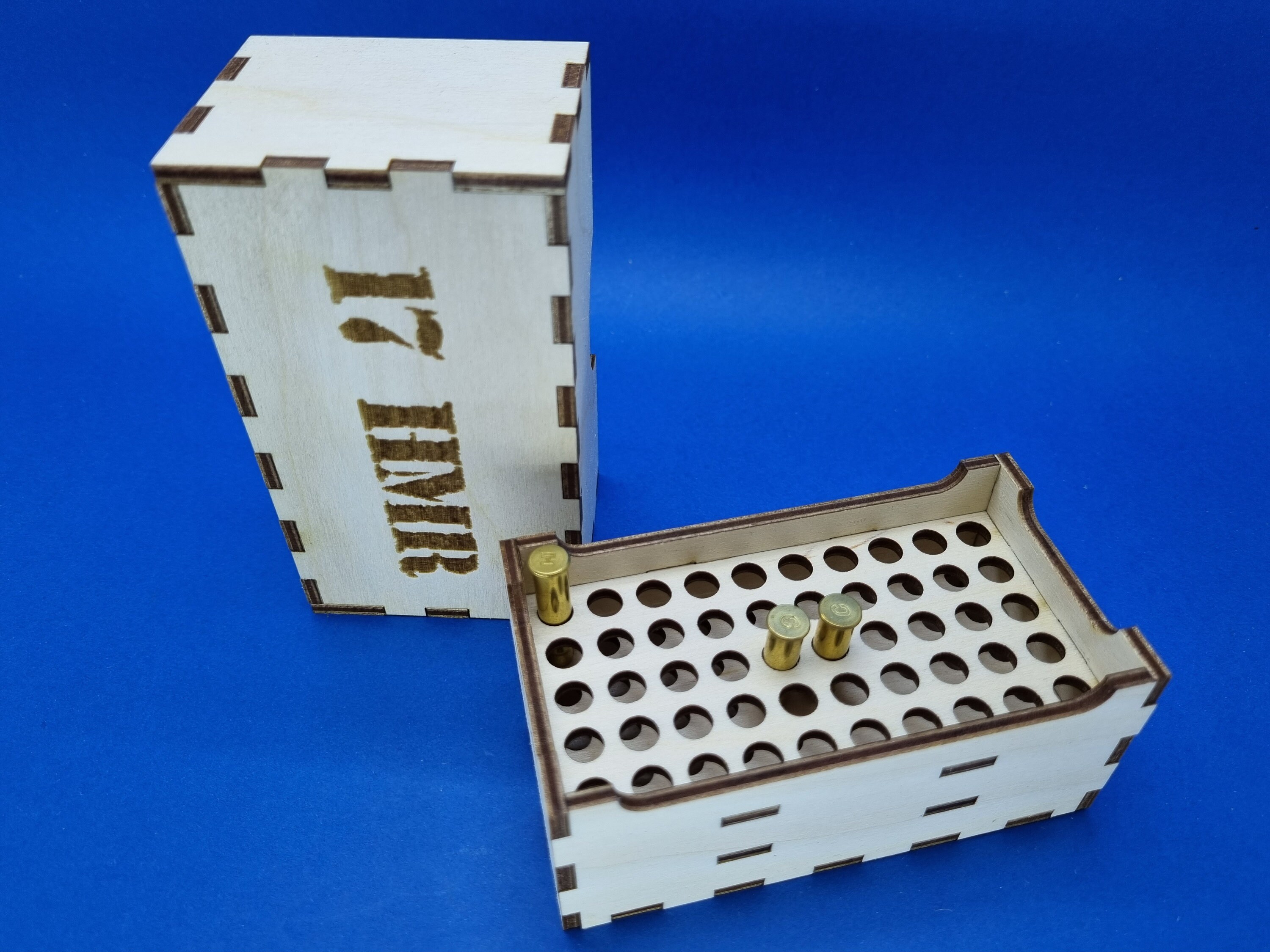 17 HMR Ammo Ammunition Box Crate Laser Cut File Digital Download for 17 ...
