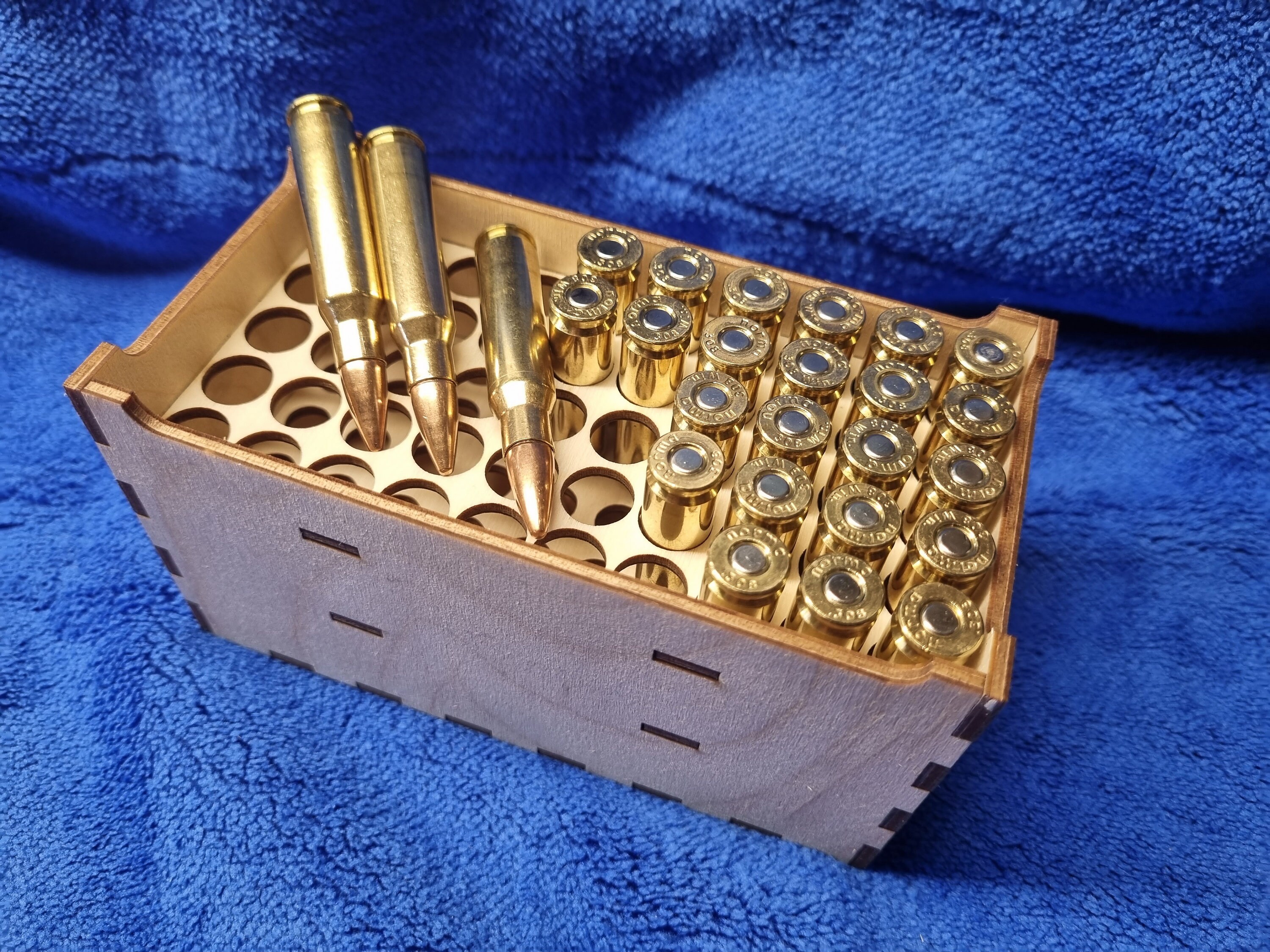 308 Winchester Ammo Ammunition Box Crate - Laser Cut File - for .308 ...