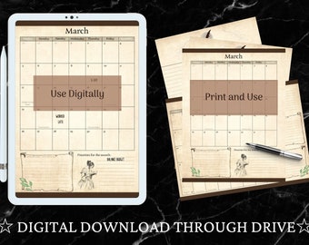 Dark Academia Study Pack Printables Pomodoro Technique - Etsy