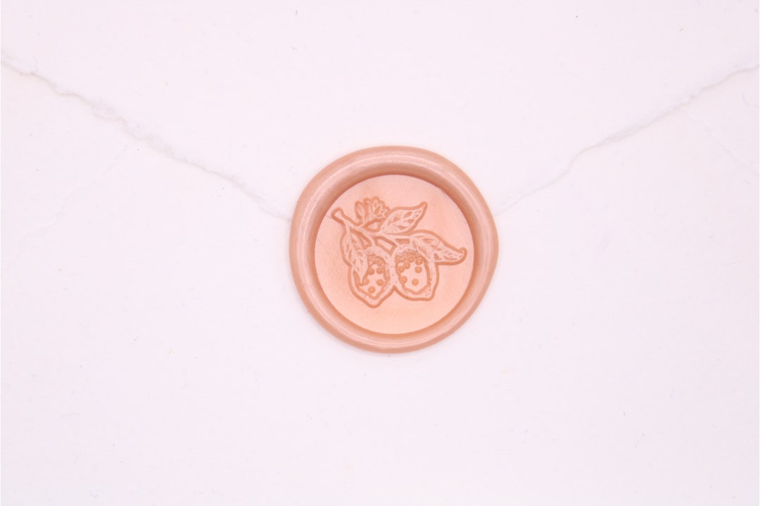 Lemon Wax Seals, Main Squeeze Wax Seals, Self Adhesive Wax Seal, Gold ...