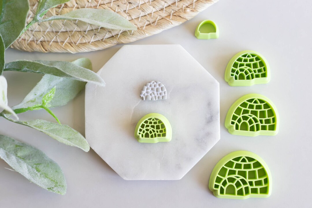 Igloo Polymer Clay Cutter, Christmas Clay Cutters, Winter Cutters, 3D ...