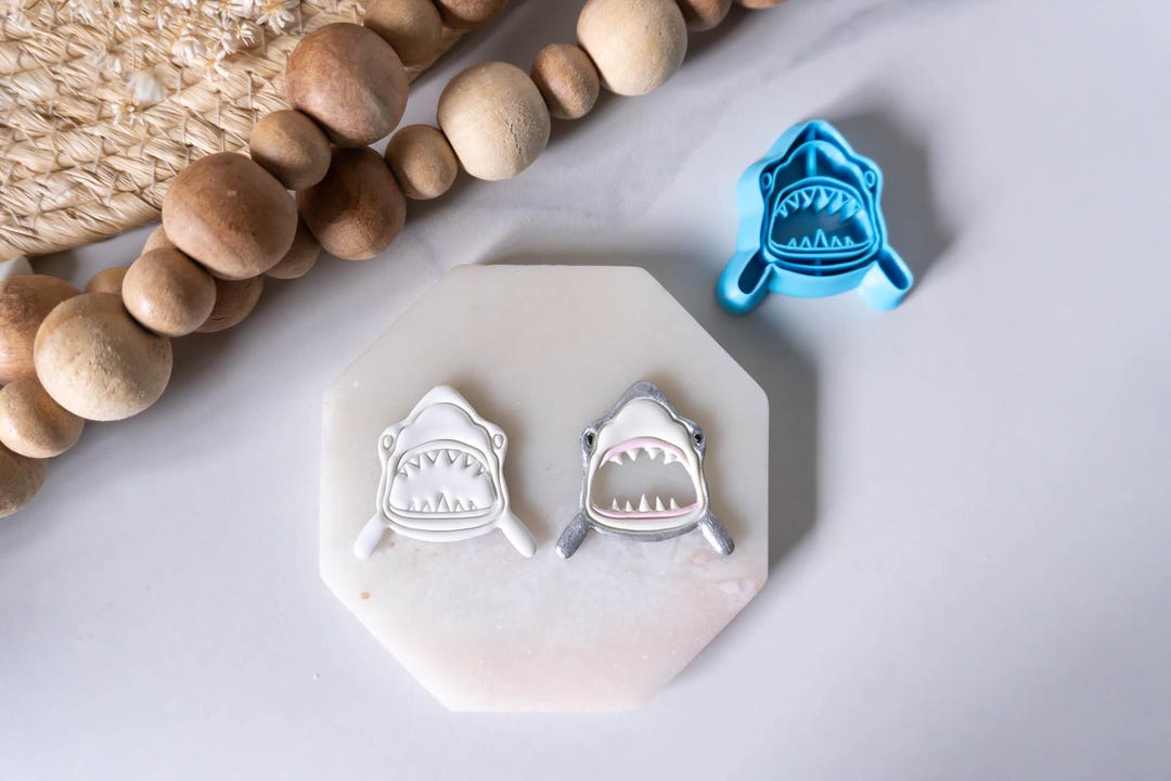 Shark Week Polymer Clay Cutter, Shark Clay Cutters, 3D Printed Clay ...
