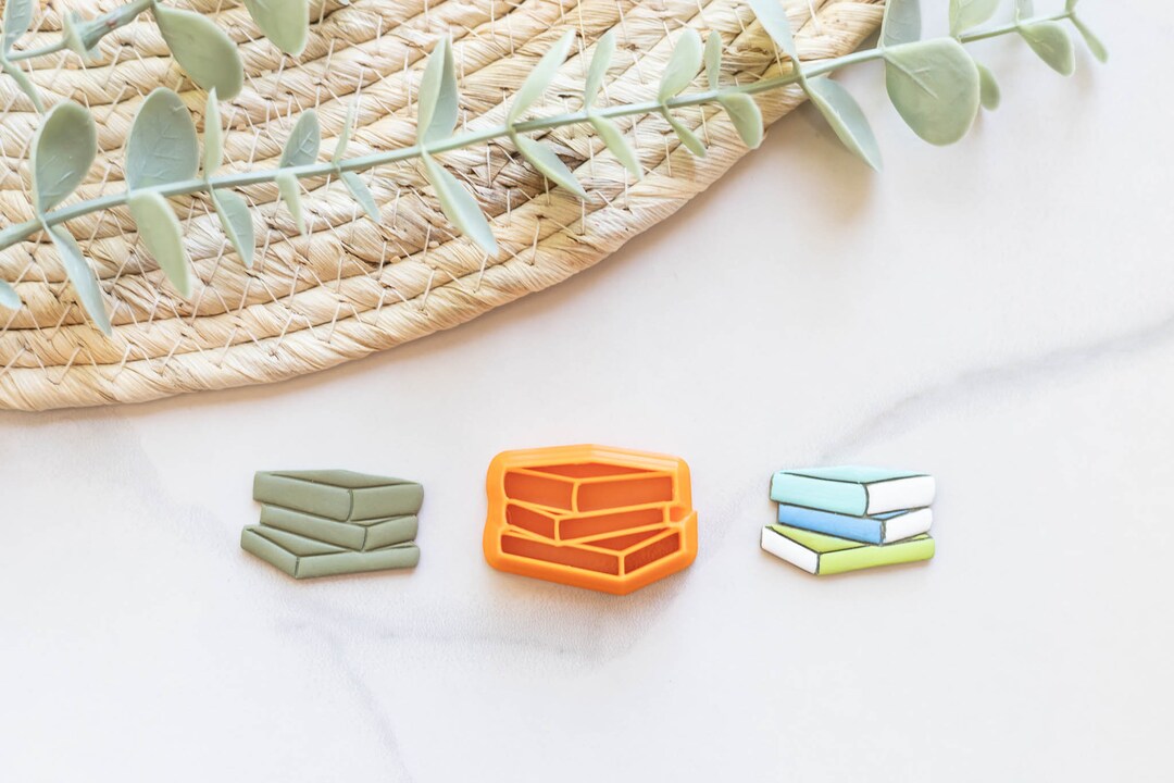 Polymer Clay Cutter, Books Shape Clay Cutters, 3D Printed Clay Cutter ...