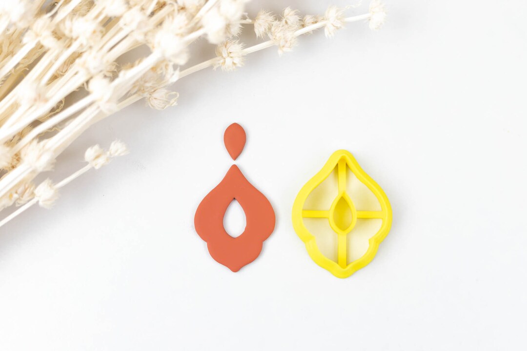 Polymer Clay Cutter, Moroccan Drop Clay Cutters, 3D Printed Clay Cutter ...
