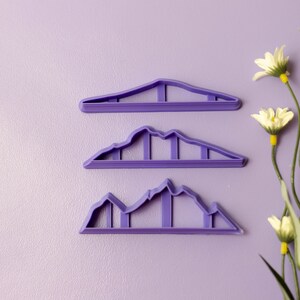 Polymer Clay Cutter, Mountain Landscape Clay Cutters, 3D Printed Clay ...