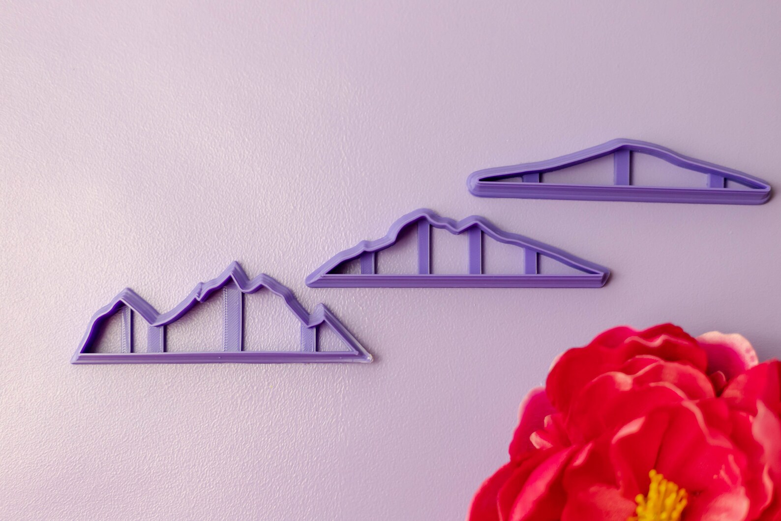 Polymer Clay Cutter, Mountain Landscape Clay Cutters, 3D Printed Clay ...