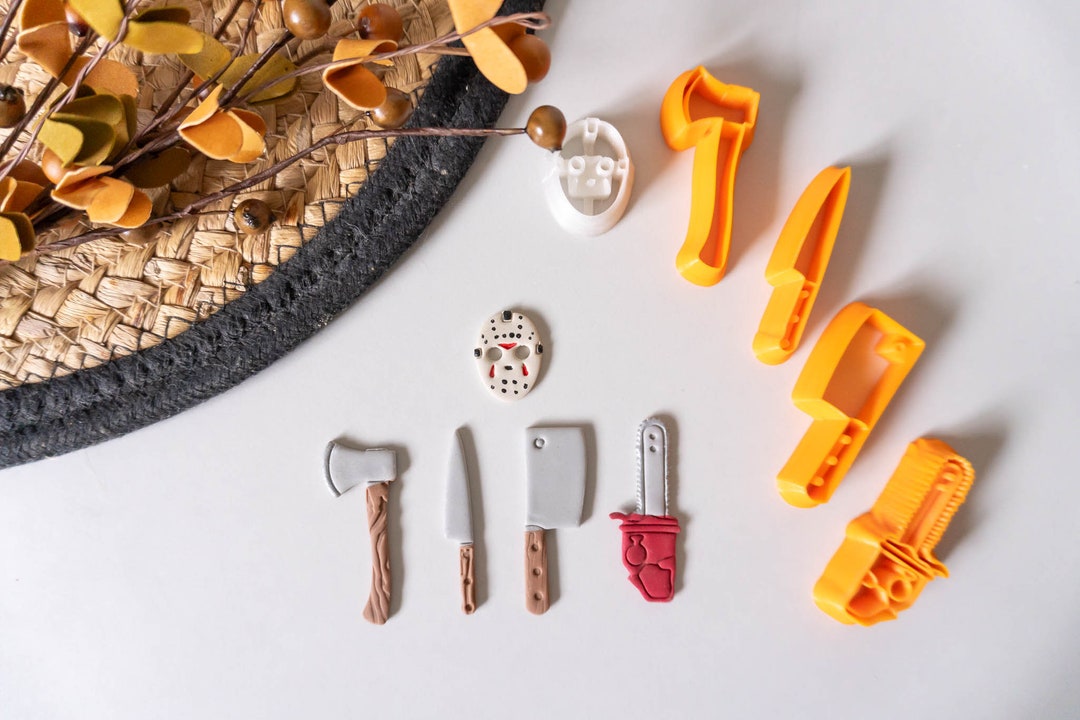 Polymer Clay Cutter, Halloween Clay Cutters - Horror Movie Weapons ...
