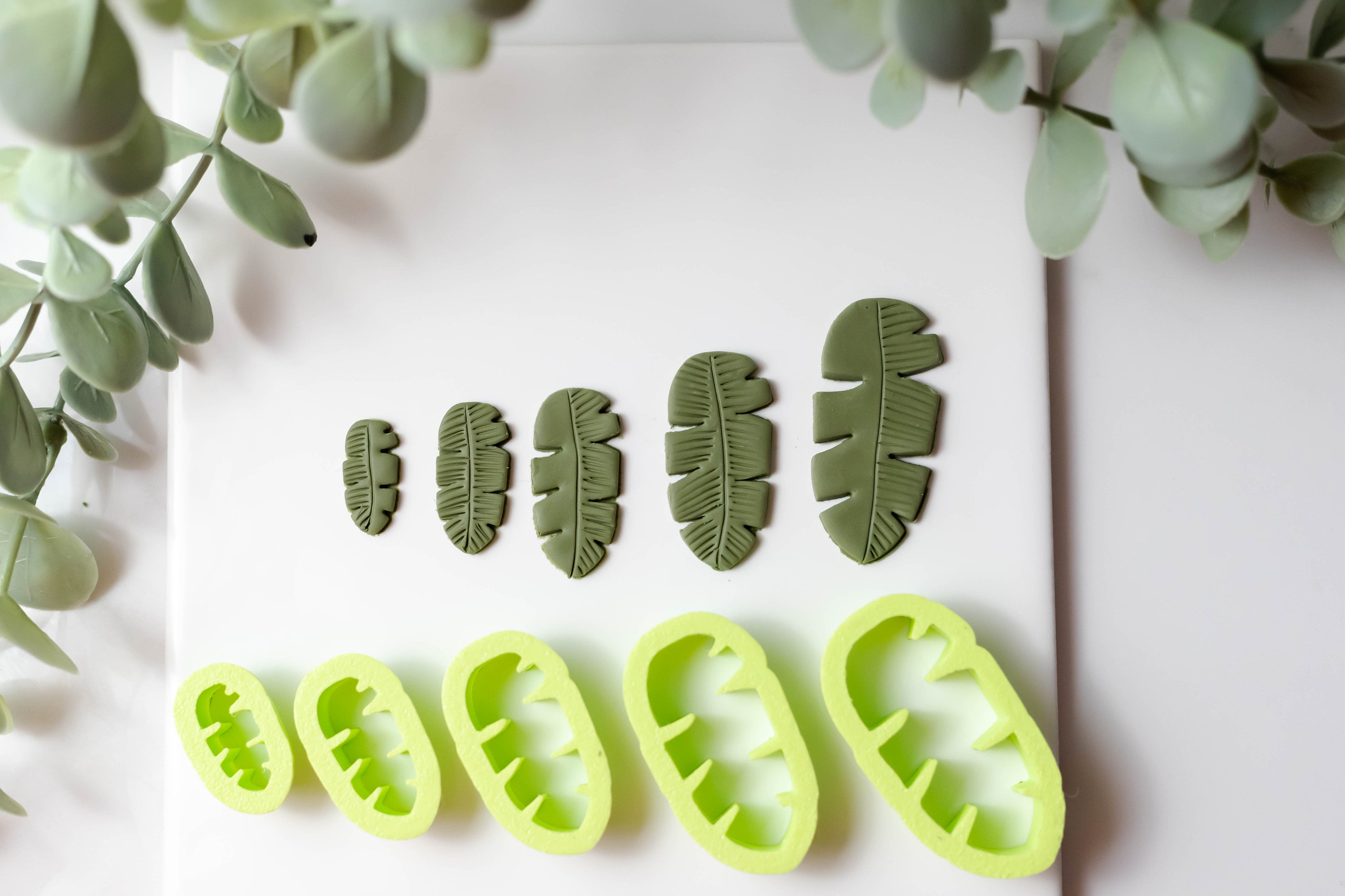 Polymer Clay Cutter Banana Leaves Shapes Clay Cutters 3D - Etsy