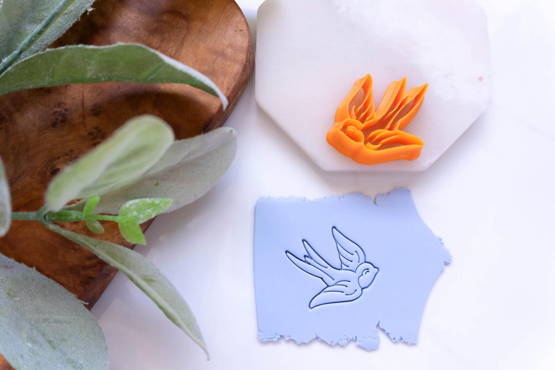 Spring Sparrow Bird, 3D Printed Clay Cutter, Embossing Clay Cutter ...