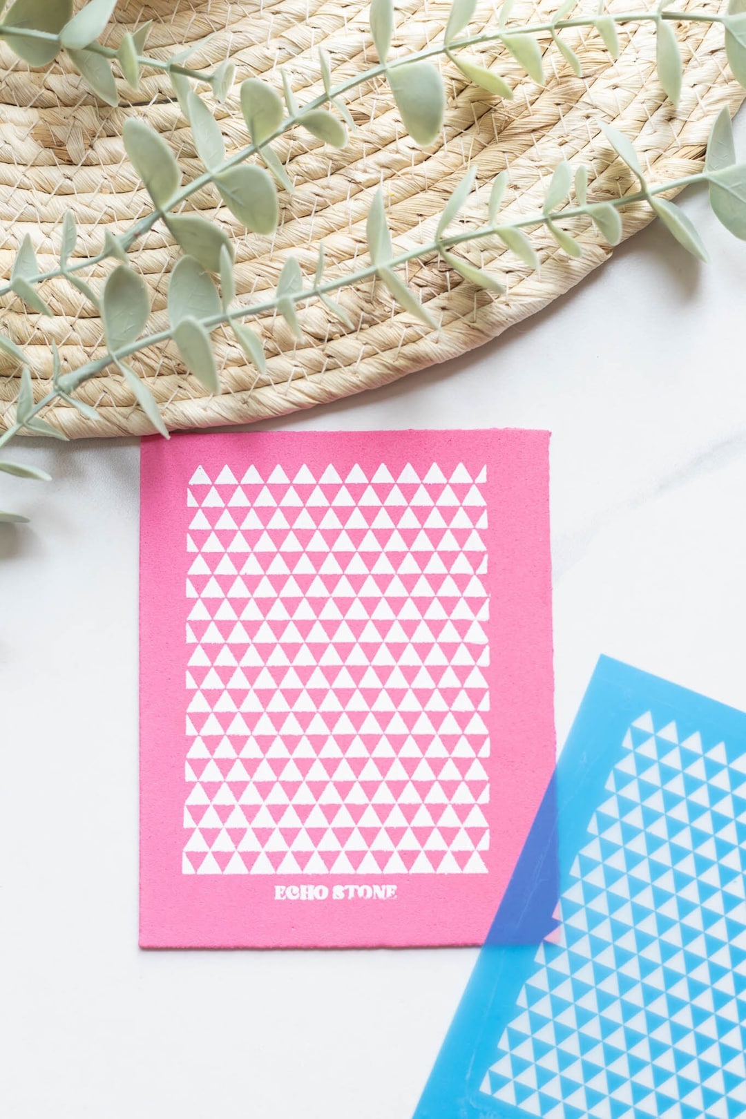 Checker Triangle Silk Screen Stencil for Polymer Clay - Etsy