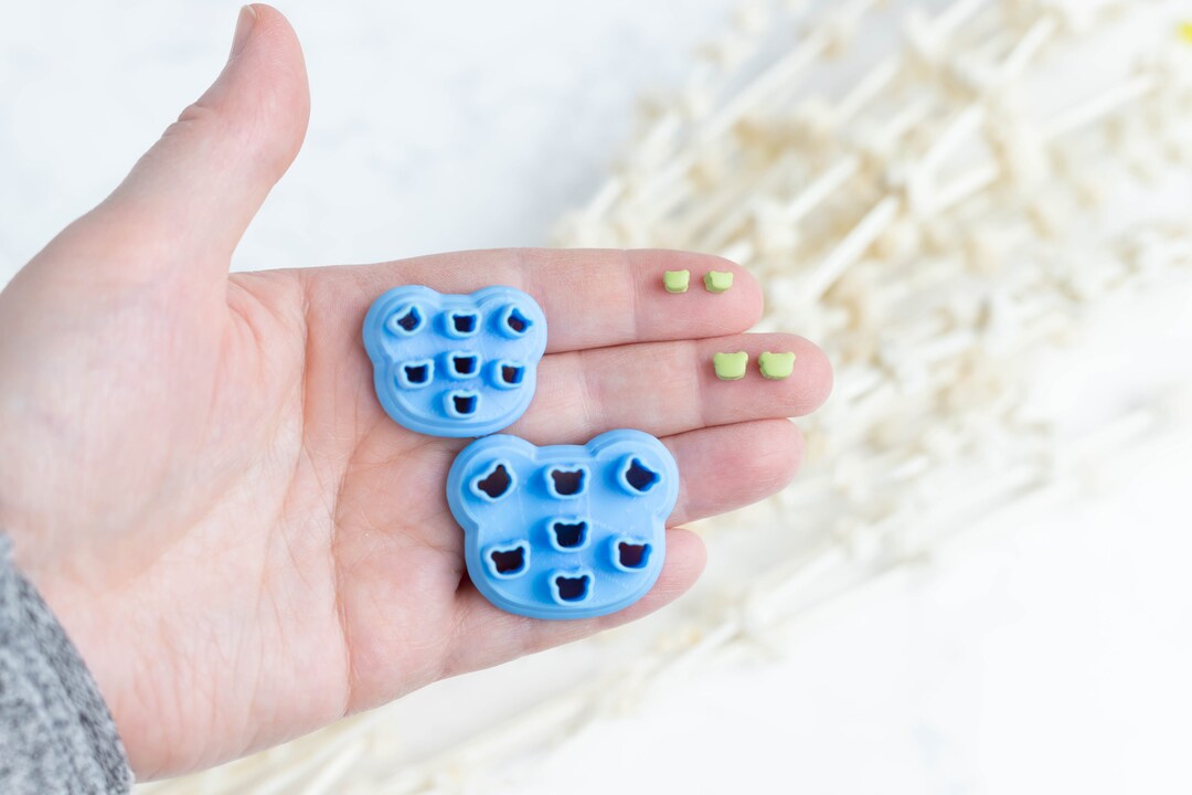 Bear Micro Mini Clay Cutters, Polymer Clay Cutter, 3D Printed Cutter ...