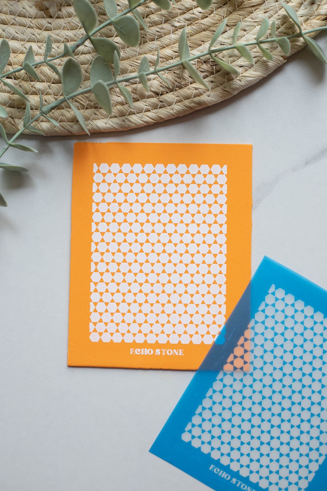 Checker Hexagon Silk Screen Stencil for Polymer Clay - Etsy