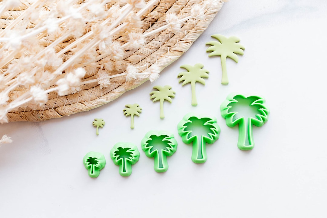 Polymer Clay Cutter, Palm Tree Clay Cutters, 3D Printed Clay Cutter ...