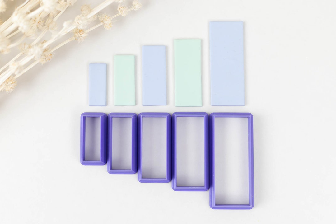 Polymer Clay Cutter, Rectangle Shape Clay Cutters, 3D Printed Clay ...