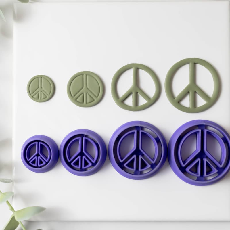 Pottery Peace Sign - Etsy