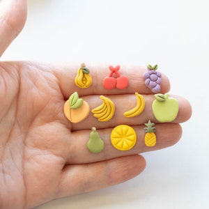Polymer Clay Cutter, Mega Mini Fruit Set Clay Cutters, 3D Printed Clay ...