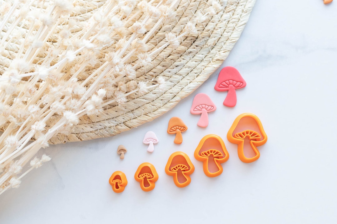 Polymer Clay Cutter, Mushroom Clay Cutters, 3D Printed Clay Cutter ...