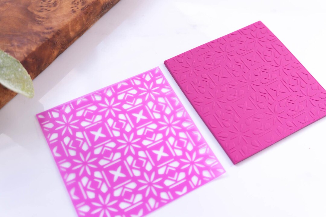 Polymer Clay Texture Sheet/reusable Texture Sheet for Polymer Clay Tile ...