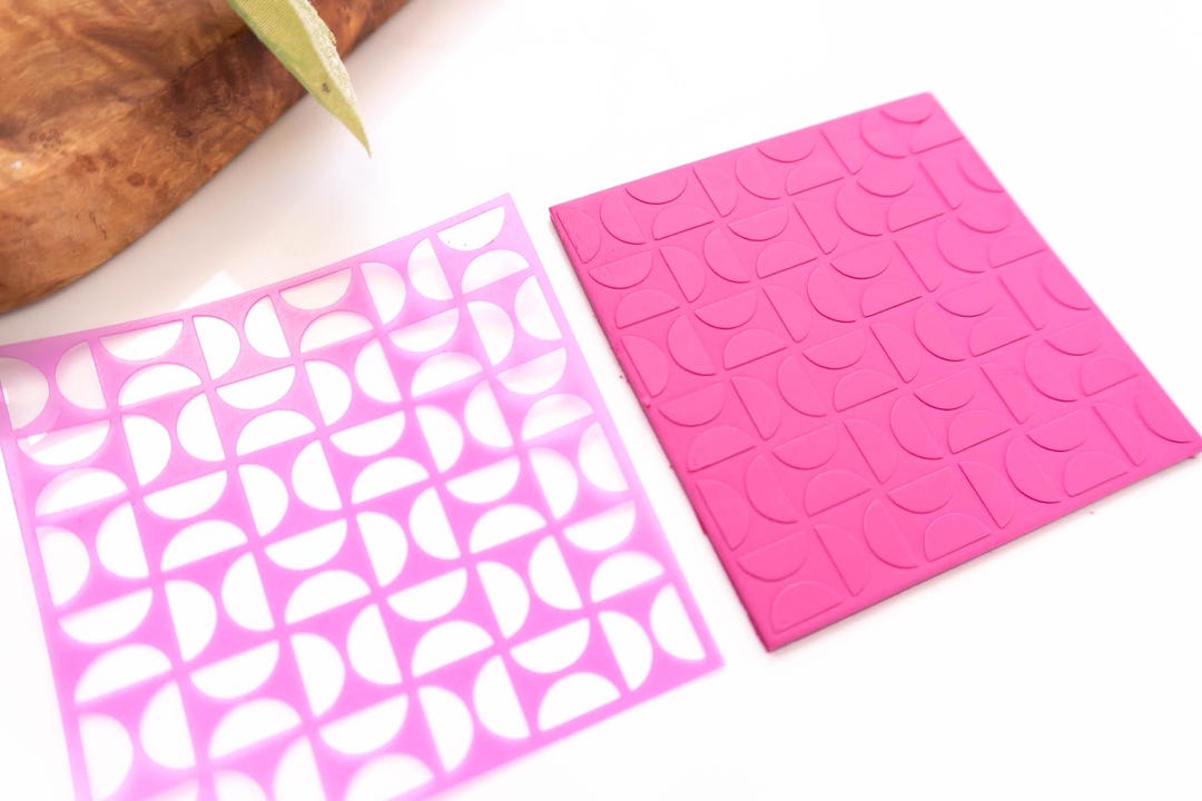 Polymer Clay Texture Sheet/reusable Texture Sheet for Polymer Clay Half ...