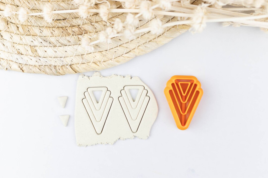 Polymer Clay Cutter, Quad Triangle Clay Cutters, 3D Printed Clay Cutter ...