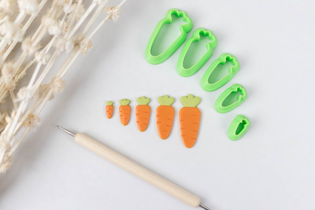 Polymer Clay Cutter, Easter Carrot Clay Cutters, 3D Printed Clay Cutter ...