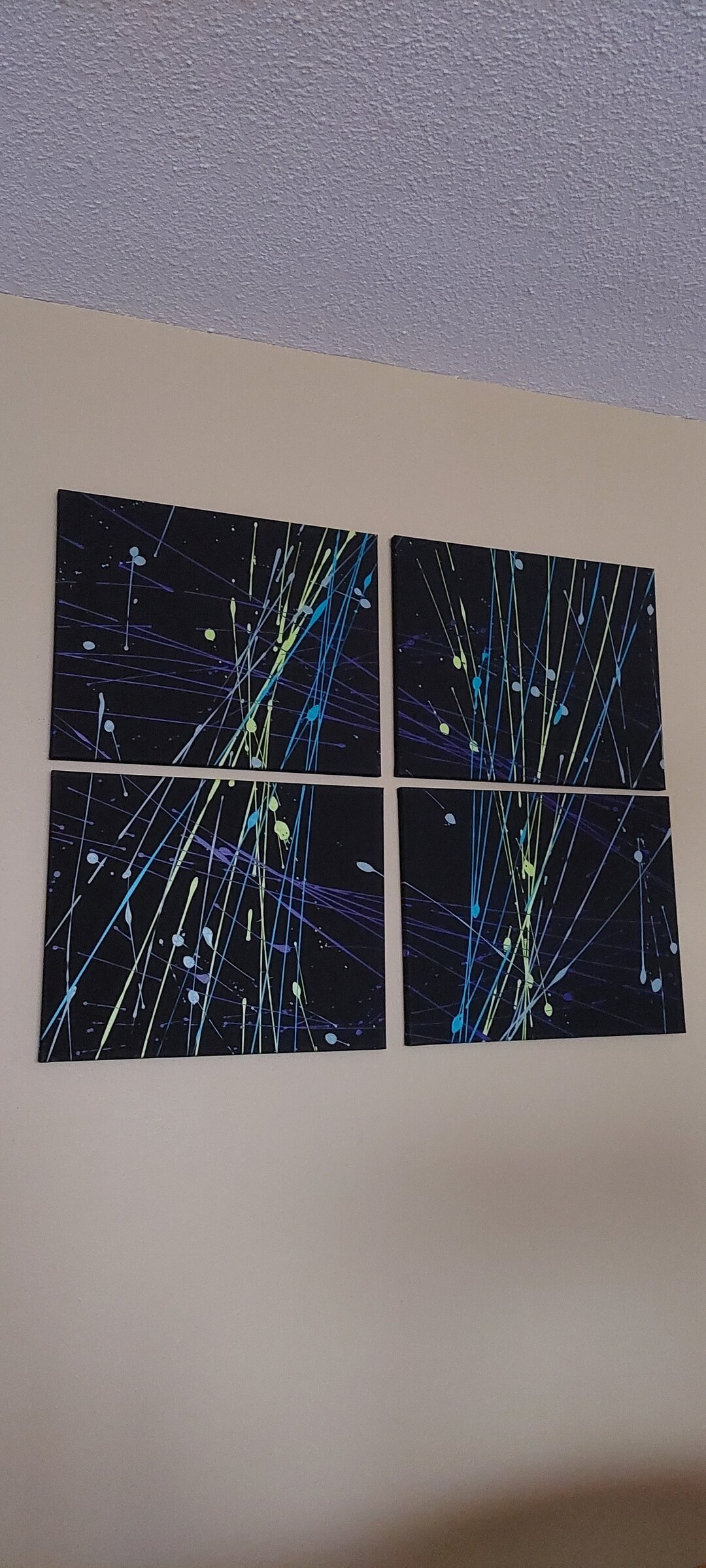 Pendulum Quad Canvas Painting - Etsy