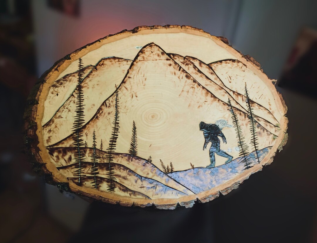 Custom Wood Slab Display - Etsy