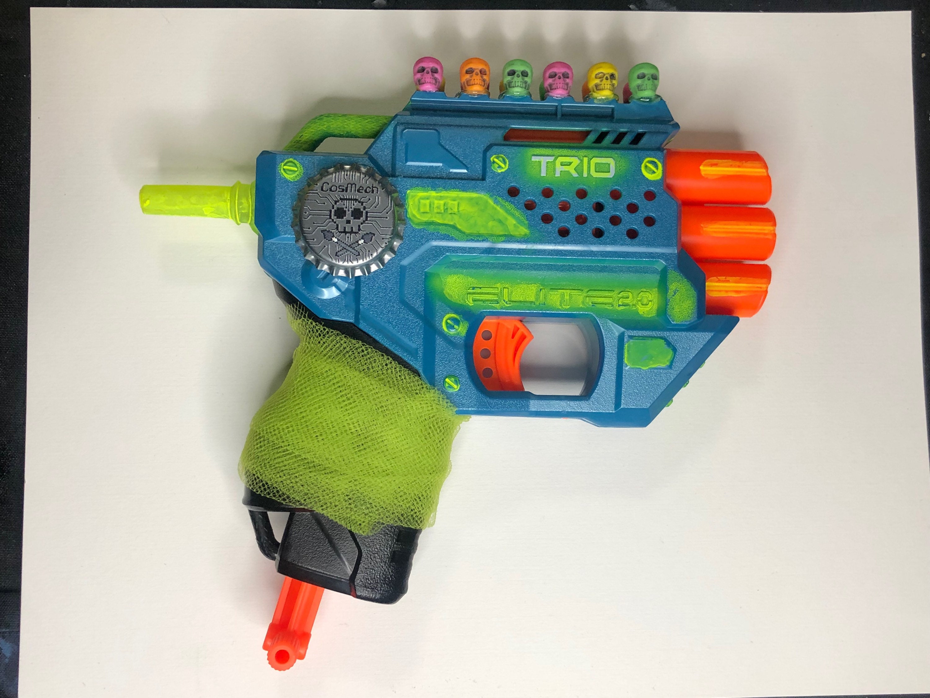 Nerf Cyberpunk Sidearms Trio Elite 2.0 UV Neon Black Light | Etsy