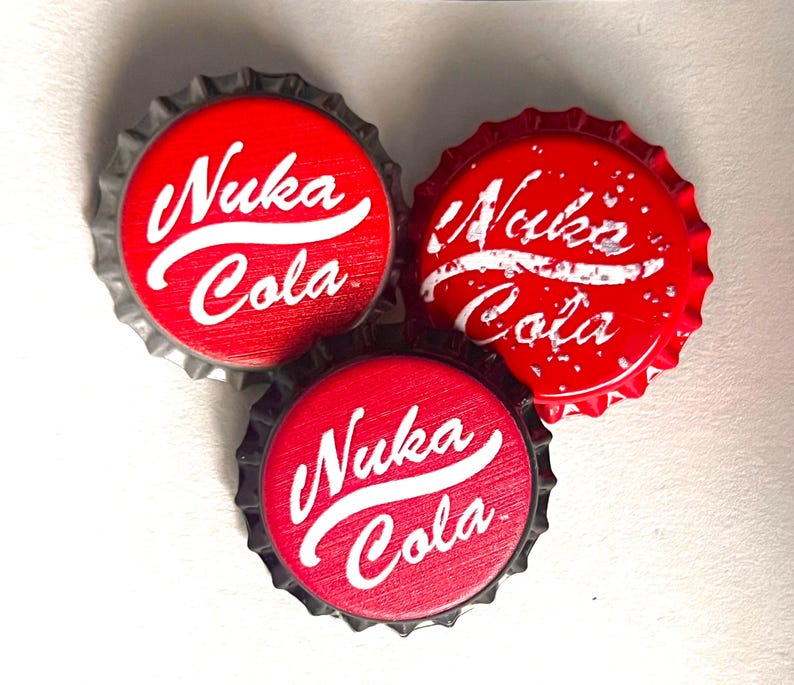 Nuka Cola Bottle Cap Pin, Fallout, 3 Styles - Etsy