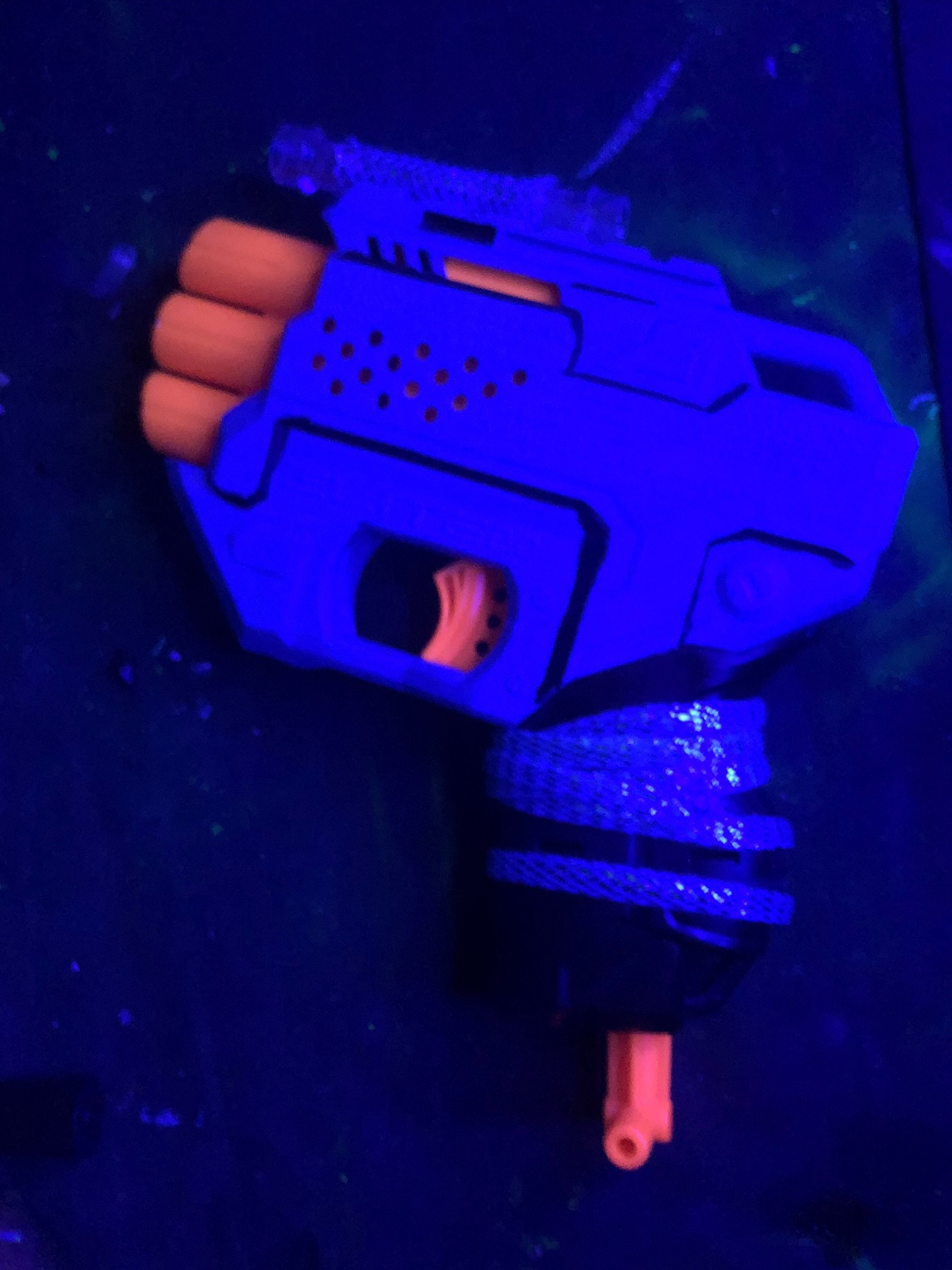 Nerf Cyberpunk Sidearms Trio Elite 2.0 UV Neon Black Light | Etsy