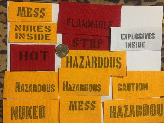 Six Custom Printed Patches on Canvas OR One 8x10 Back Patch - Etsy