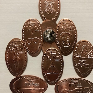 Wizard Pressed Penny Pins! 8 Pin Set! - Etsy